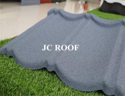 China Stone coating&acrylic overglaze surface treatment stone coated steel roofing tiles for sale