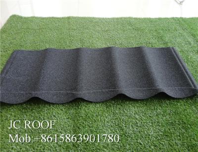 China Factory Supply colorful stone chips coated Alu-Zinc Steel roof tile,windproof, waterproof roofing tiles for sale