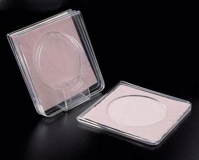 China Fashion Shape Clear Acrylic Coasters With Customer's Design for sale