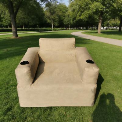 China Customizable Outdoor Inflatable Auto-Inflatable Sofa - Portable Air Sofa with Custom Size/Color/Logo for Camping, Beach & Patio for sale