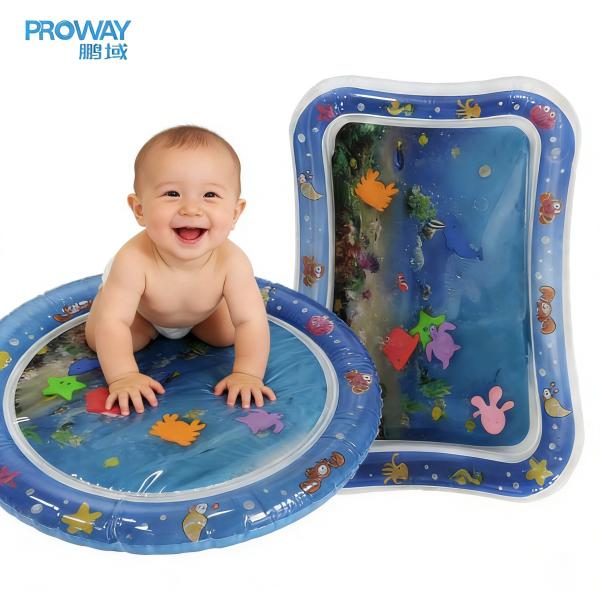 Quality Customizable Inflatable Water Play Mat (Round & Rectangular) - Factory Direct Bulk Orders for Baby/Toddler Sensory Toys & Bath Activities for sale