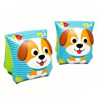 Quality Cute puppy design inflatable swimming arm floaties for toddlers. Thickened leak for sale