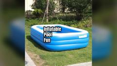 Inflatable Pools Kids Summer Water Play Fun