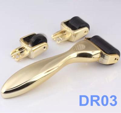 China Newest 3 In 1  Microneedle Derma Roller With 200 / 540 / 1080 Needles for sale