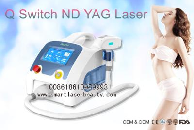 China Portable Q Swtiched ND Yag Laser Tattoo Removal Machine for sale