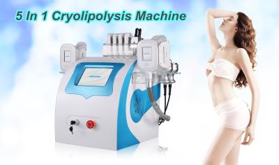 China Portable 5 In 1 Cryolipolysis Slimming Machine With Lipo Laser / Cavitation / RF for sale
