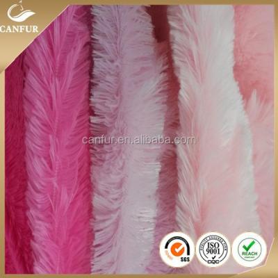 China Tricot Tecido de Plush 100% Poliéster Pelo de Cabelo Longo para Produtores de Brinquedos de Plush à venda