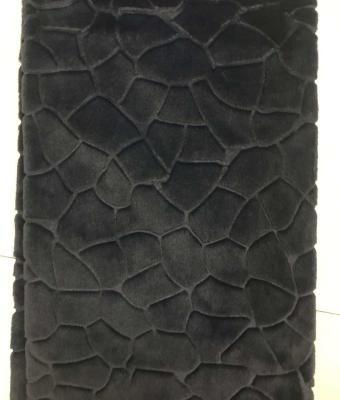China Retail voorraad van kunstmatige bont met polyester / acryl voormateriaal Distributie Te koop