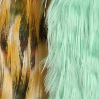 Cina 160cm 30-55mm JACQUARD Tessuto di pelliccia finta per abbigliamento 500 metri Plush Stampato 100% acrilico in vendita