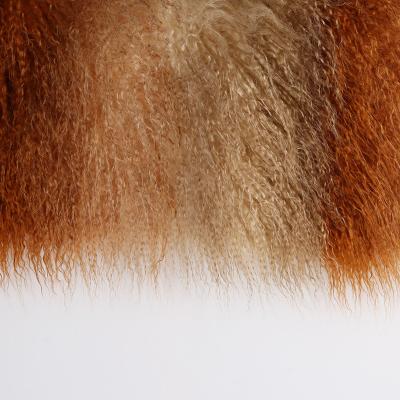 Cina Tessuti di pelliccia finta a pila lunga ricci per cappotti e cuscini invernali in qualsiasi colore PANTONE in vendita