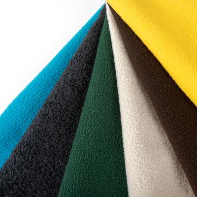 China Weiches und warmes Druckgewebe aus Polarfleece 150D/144F aus recyceltem Material zu verkaufen