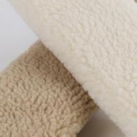 China Versatile and Durable 100% Polyester Sherpa Lining Fabric for All Seasons for sale