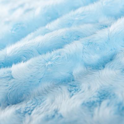 China Tie Dye PV Fabric in Plush Pattern for 100% Polyester Carpet/Toy/Garment/Pet Mat for sale