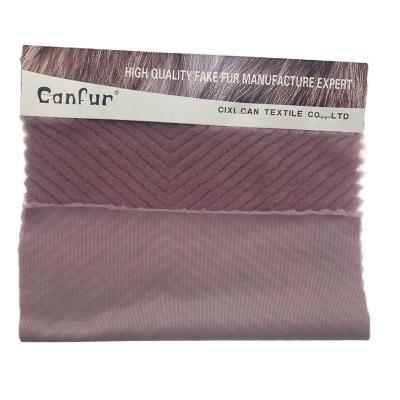 Cina Materiale 100% poliestere colorante pelle di coniglio per abbigliamento in vendita