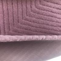 China Design Plush Back Material 100% Polyester Dyeing Rabbit Fur for Garment for sale