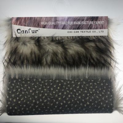 Cina Tessuti di pelliccia finta di peluche stampati per abbigliamento invernale 58/60