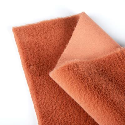 中国 説明 偽のウサギ毛皮 毛布 スウェード 結合 毛布 服装用 どんな色でも 販売のため