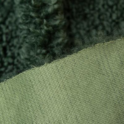China Vestuário personalizado Teddy Fabric Yarn Count personalizado com 100% de poliéster à venda