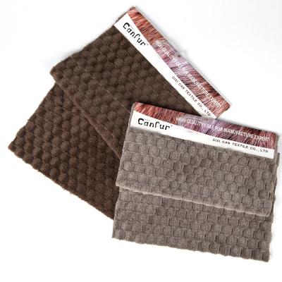 Cina Capelli di coniglio a maglia Jacquard per abbigliamento invernale e giocattoli 100% in vendita