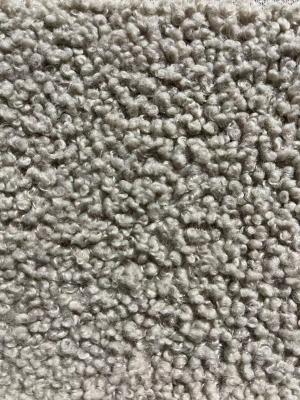 China Soft and Versatile 100% Polyester Solid Color Knitted Teddy Fleece Fabric for Garment for sale