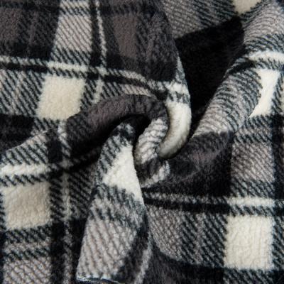 Cina 100% tessuto in poliestere sherpa tessuto di velluto per abbigliamento in vendita