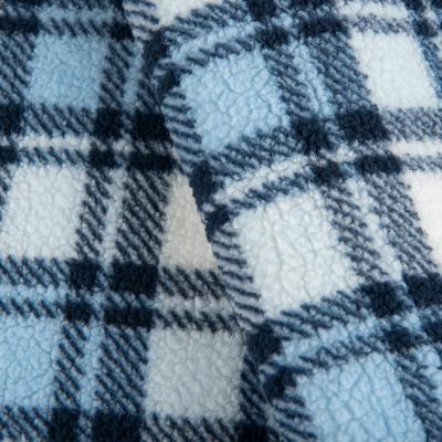 Cina 100% tessuto in poliestere sherpa tessuto di velluto per abbigliamento in vendita