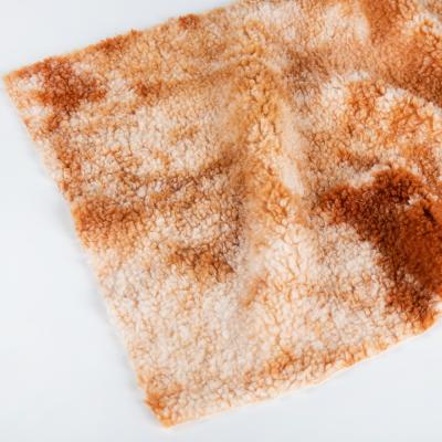 China Speciaal gekleurd Teddy-stof voor kledingstukken/bankjes van middelgewicht 100% polyester Te koop