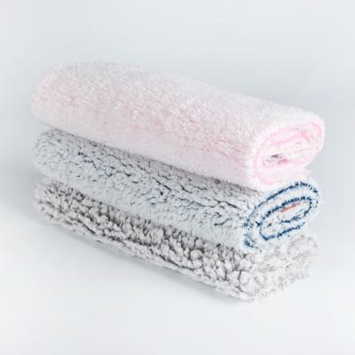 China 100% Polyester Soft Knitted Plush Fleece Shu Velveteen Fabric for Your Requirements for sale