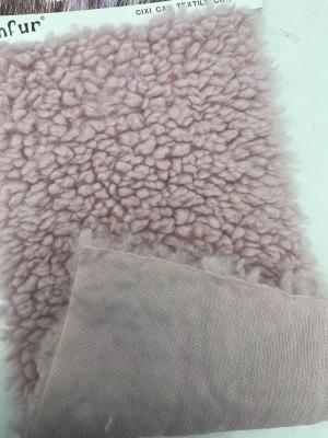 China Teddy Stoff aus Sherpa Fleece 100% Polyester Schwergewicht für Winterkleidung zu verkaufen