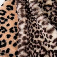 China Weft Suede 100% Polyester Comfortable Plush Fur Fabric for Garment Custom Pattern for sale