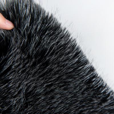 Cina Tessuto di pelliccia finta a pila lunga per la personalizzazione dell'abbigliamento con materiale di peluche arcilico al 100% in vendita