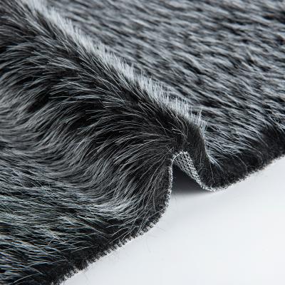 Cina Tessuto di pelliccia finta a pila lunga per la personalizzazione dell'abbigliamento con materiale di peluche arcilico al 100% in vendita