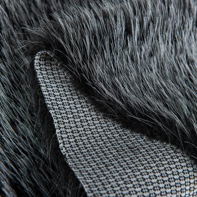 Cina Tessuto di pelliccia finta a pila lunga per la personalizzazione dell'abbigliamento con materiale di peluche arcilico al 100% in vendita