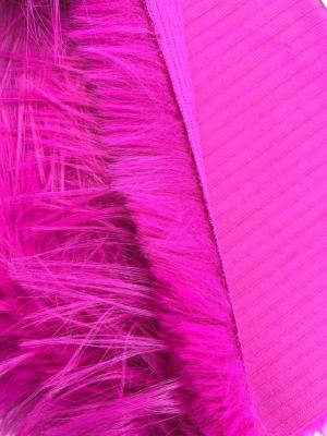 Cina Collare di pelliccia finta in peluche a pila lunga con tecnici di supporto a maglia in vendita