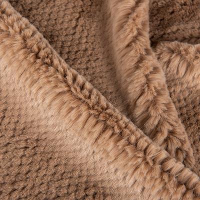 Cina Fabrica di pellicce corto di design con pelliccia finta Sherpa Teddy con materiale anteriore 100% poliestere in vendita