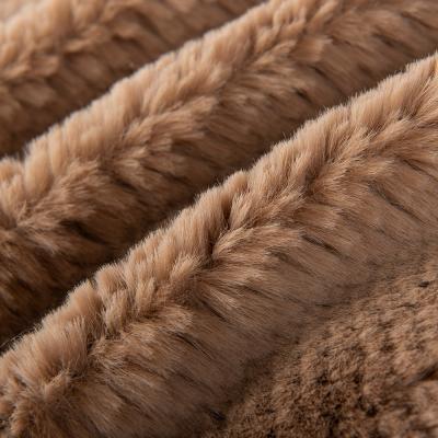 Cina Fabrica di pellicce corto di design con pelliccia finta Sherpa Teddy con materiale anteriore 100% poliestere in vendita