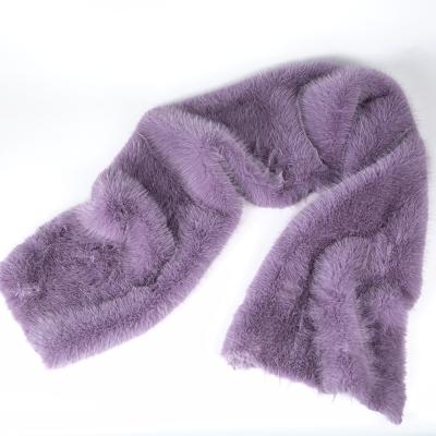 China Custom Color 100% Polyester Long Hair Faux Fur Fabric with Very Soft Hand Feeling for sale