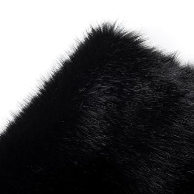 Cina Densità di contatto Pelliccia corta Pelliccia finta 100% poliestere Materiale posteriore per disegno artificiale in vendita