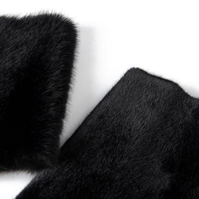 Cina Densità di contatto Pelliccia corta Pelliccia finta 100% poliestere Materiale posteriore per disegno artificiale in vendita