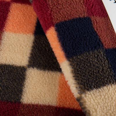 Cina Tessuto Teddy 100% in poliestere Jacquard tessuto Sherpa Perfetto per coperte in vendita