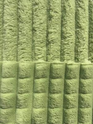 Cina Tessuto a piastre a doppio lato di lana di flanello per coperte invernali Super Soft 100 Polyester in vendita