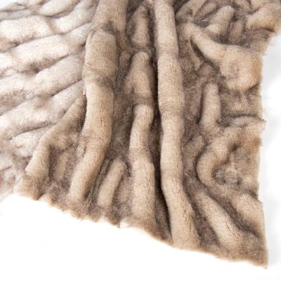 Cina Soft Comfortable 100% Polyester Tessili per la casa Tessuto per Materasso Falso Pelle di Coniglio in vendita
