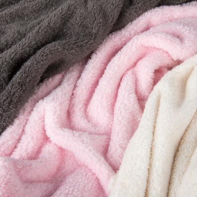 Cina Modello personalizzato Mirco Sherpa tessuto di velluto per abbigliamento casa tessile larghezza 58/60 