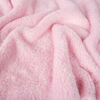 Cina Modello personalizzato Mirco Sherpa tessuto di velluto per abbigliamento casa tessile larghezza 58/60 