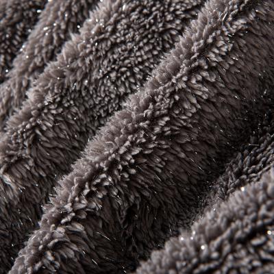 Cina Modello personalizzato Mirco Sherpa tessuto di velluto per abbigliamento casa tessile larghezza 58/60 
