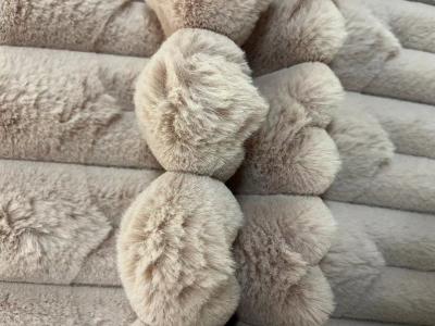 Cina Tessuti di pelliccia finta a pila corta morbida e resistente per tessili domestici in vendita