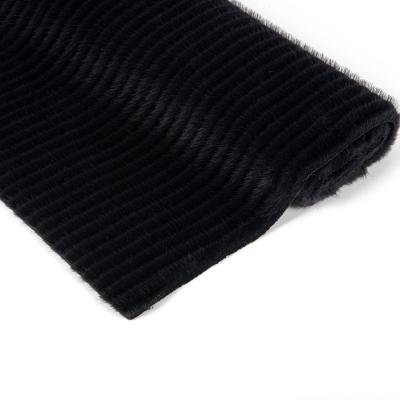 Cina Pelli corti morbide Tessuto di pelliccia finta per cappotto Larghezza 58/60 Modello solido Tecnologia avanzata in vendita