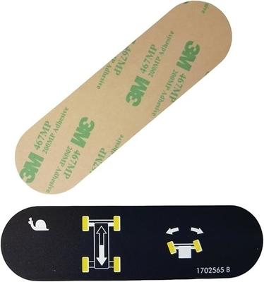 China 1702565 JLG Drive Steer Decal Irregular Shape Scratch Resistant With Multiple Color for sale