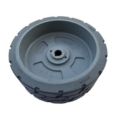 China Heavy Duty Genie Scissor Lift Wheel Easy Installation 15X5 Inch For GS2032 for sale