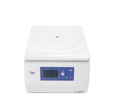 China Exhibición de la centrifugadora r LCD del laboratorio de la centrifugadora del laboratorio médico de Benchtop 5,300rpm (L-530A) en venta